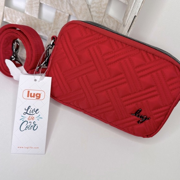 lug | Bags | New With Tags Lug Coupe 2 In Poppy Red | Poshmark
